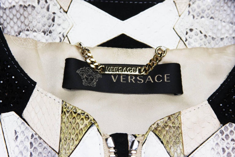 New $14, 850 Versace Water Snake Medusa Swarovski Crystal Embellished ...