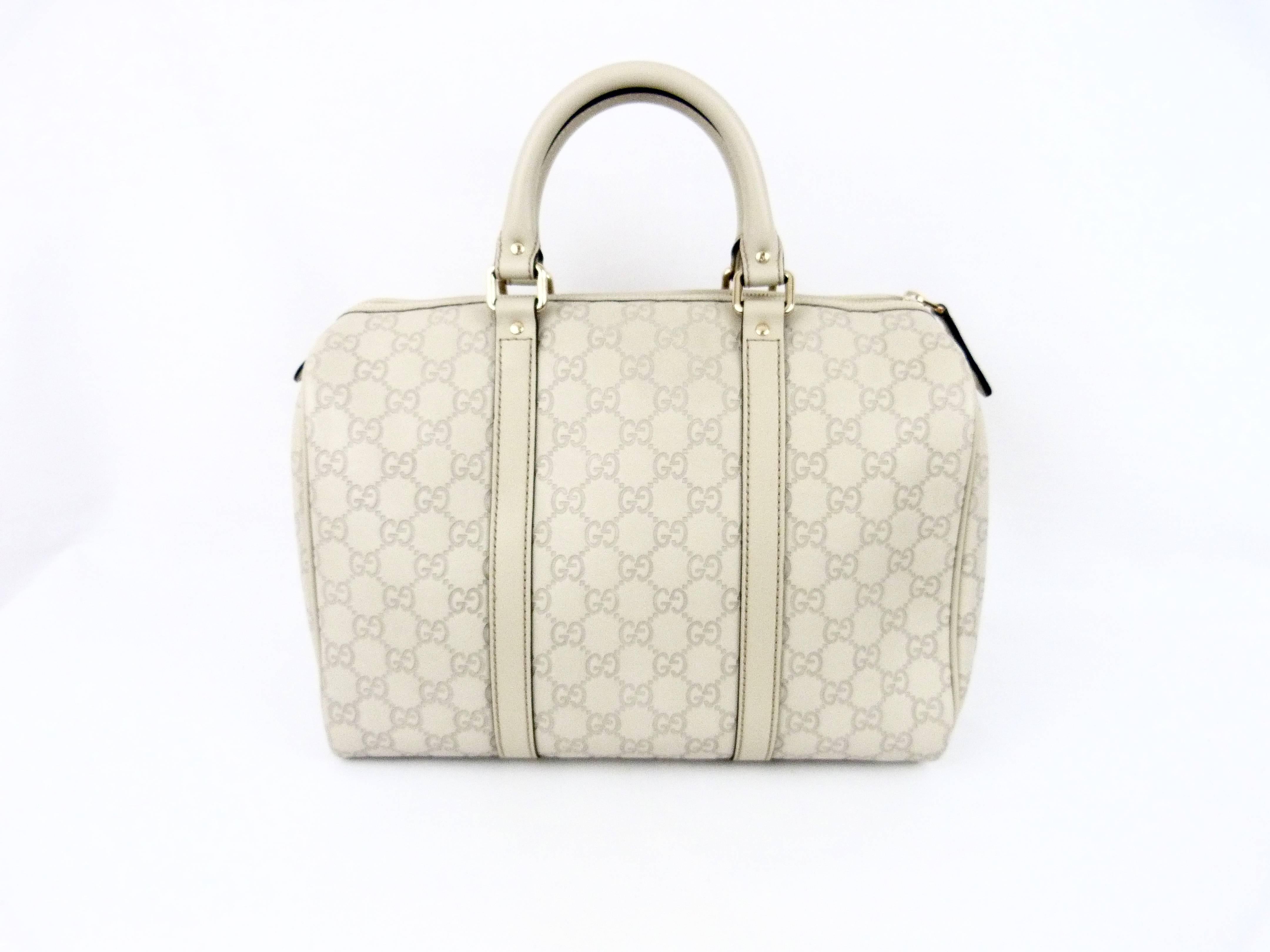 Gucci Ivory Guccissima Leather Joy Boston Bag at 1stDibs | gucci joy ...