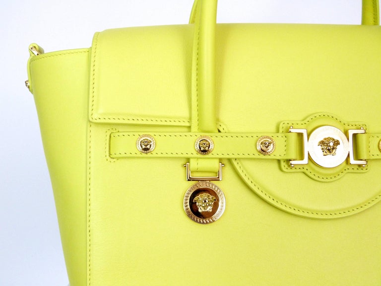 Versace Signature yellow large leather bag, 2015 at 1stDibs | versace ...