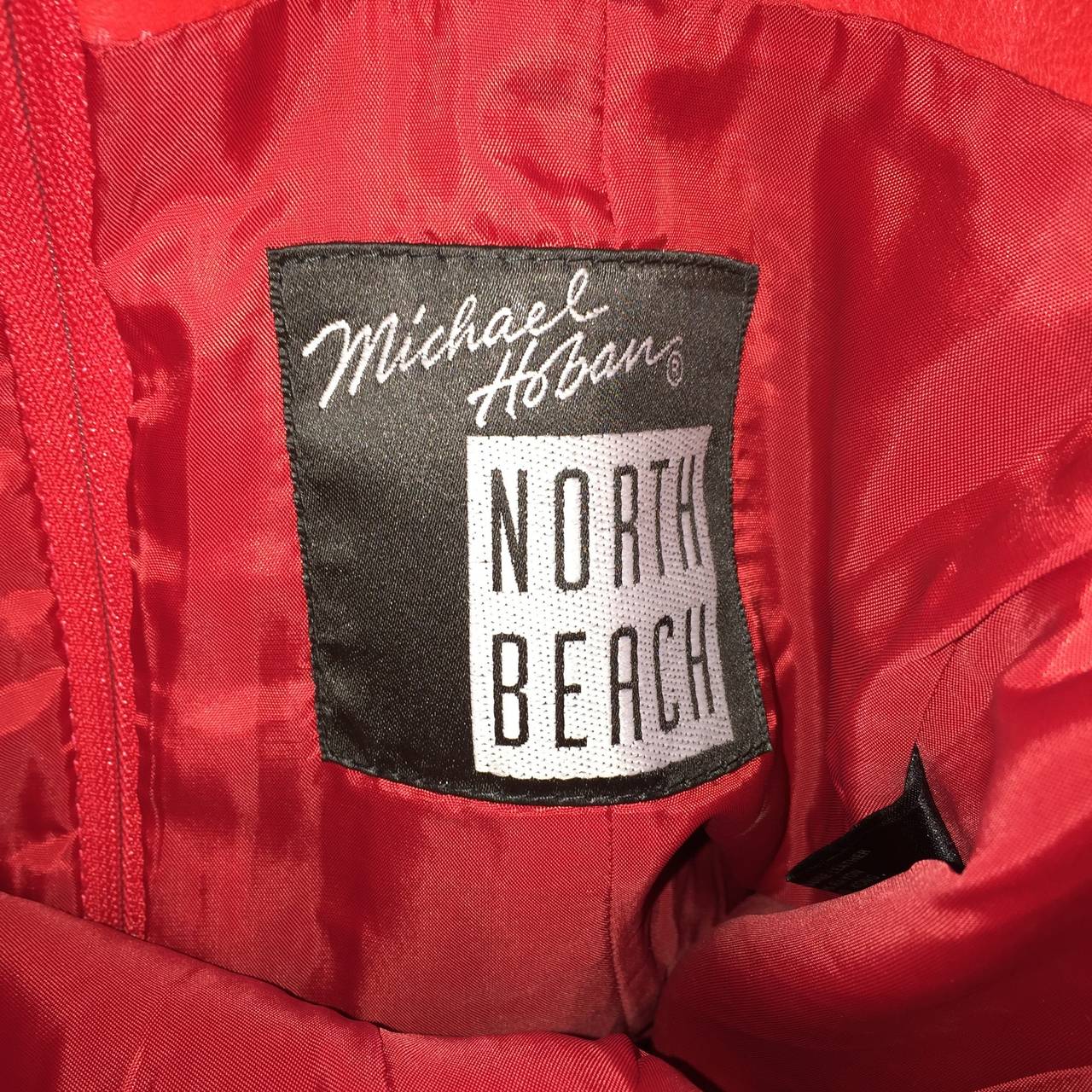 Michael Hoban for North Beach Leather Vintage Lipstick Red BodyCon ...