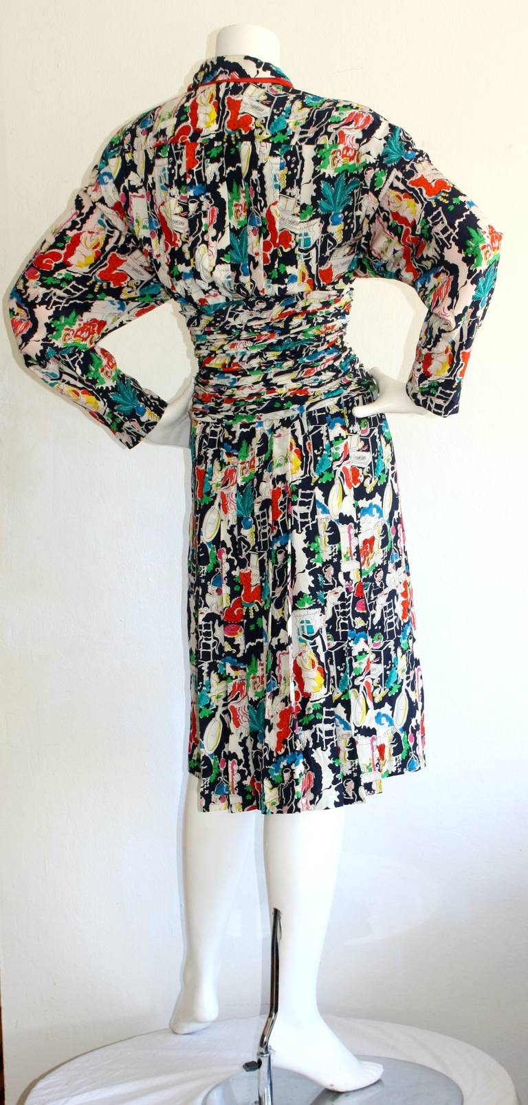 Chanel Chic Vintage " City of Paris " French cafe and Waiter Dress at ...
