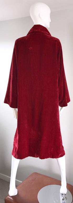 1920s Silk Velvet Blood Red Vintage 20s Luxurious Opera Flapper Jacket ...
