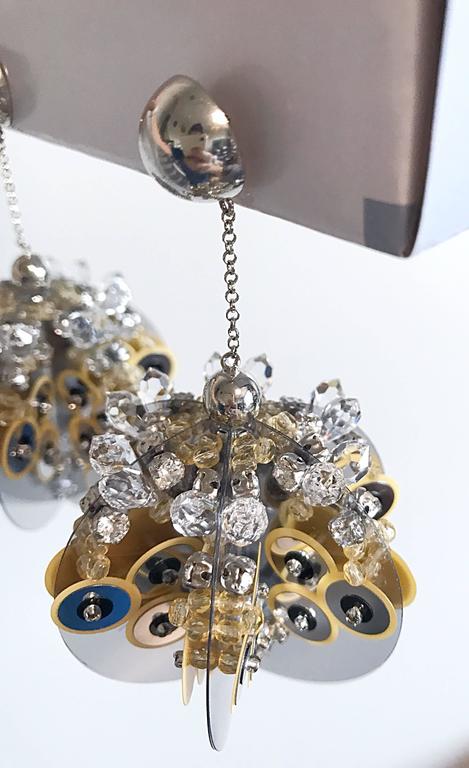 Prada Brand New Sold Out SS 16 Runway Jumbo Sequin Rhinestone Disco ...