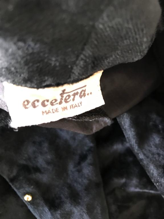 Amazing Vintage Eccetera Made in Italy Black 80s Avant Garde Jacket and ...