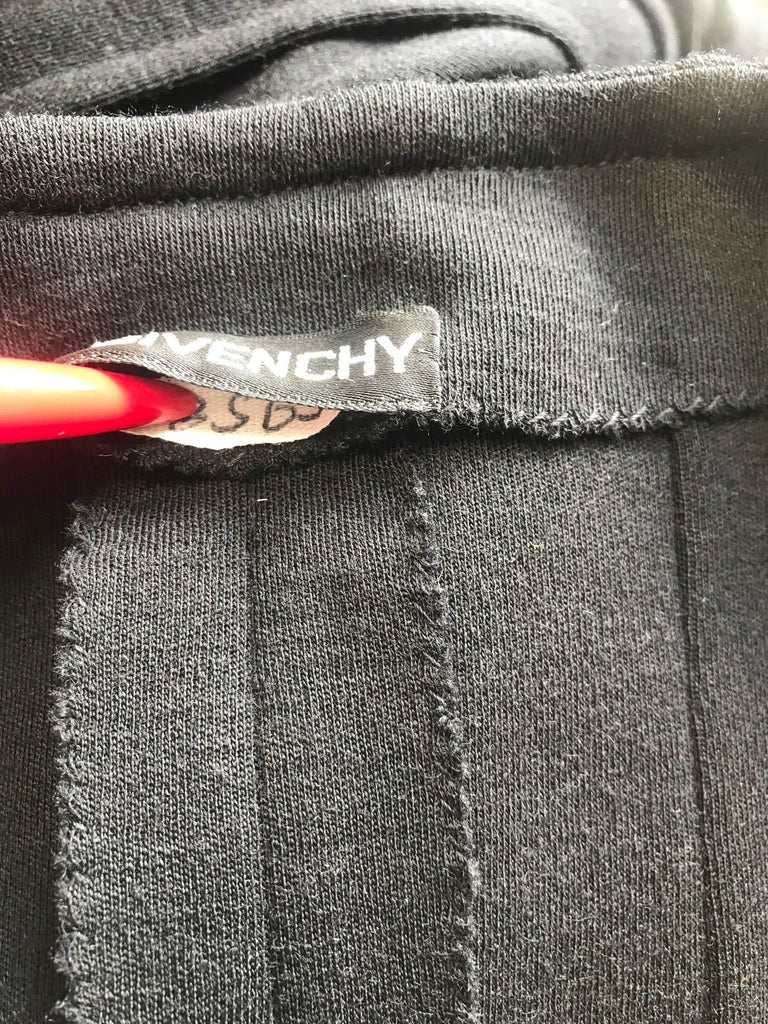 Vintage Givenchy Haute Couture Alexander McQueen Numbered Black Wool ...