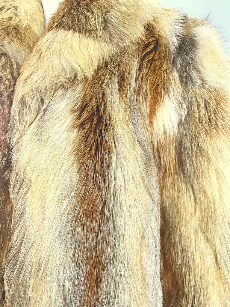 Gorgeous Vintage Red Fox Fur Jacket Excellent Condition, 1950s For Sale ...