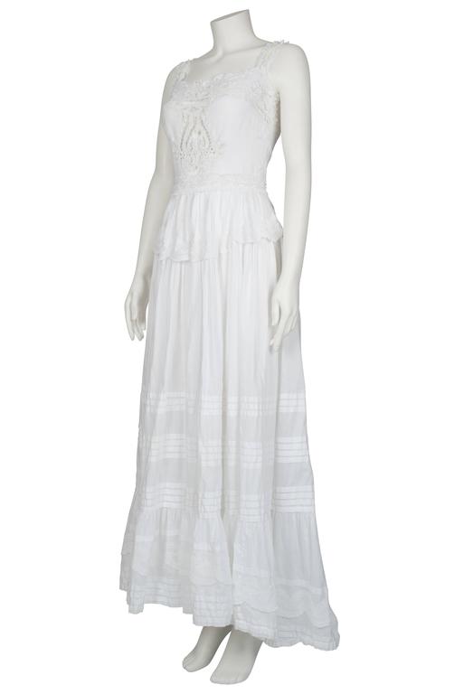 Theodora van Runkle Designed 'Victorian Style' Dress ca 1970 For Sale ...