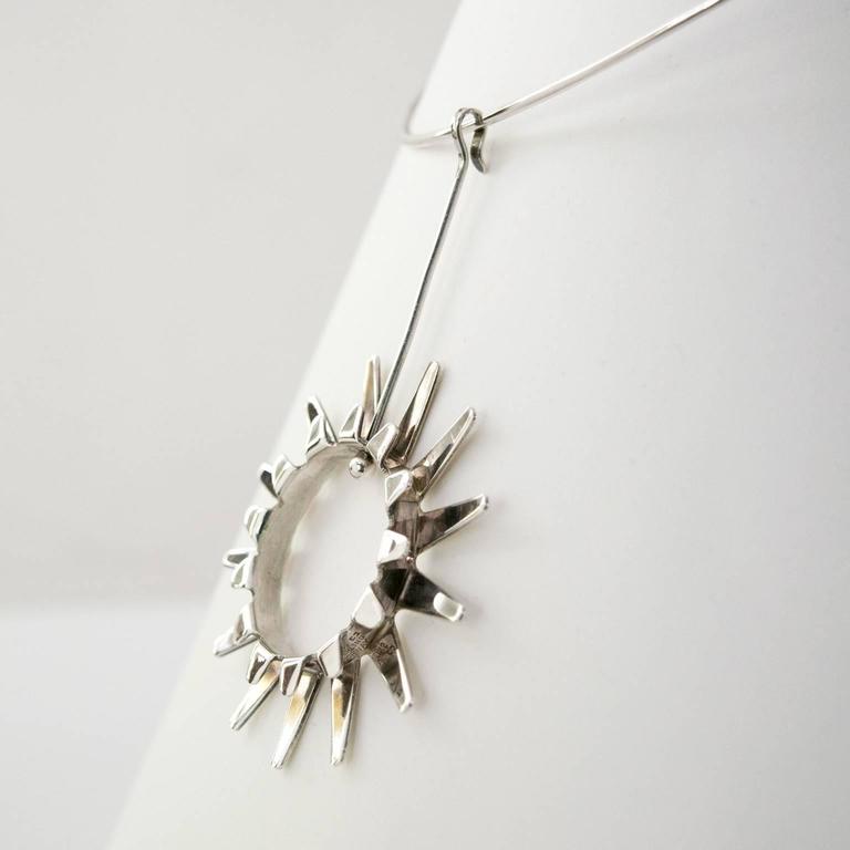 Scandinavian Modern Silver necklace by Tone Vigeland Norway Designs ...