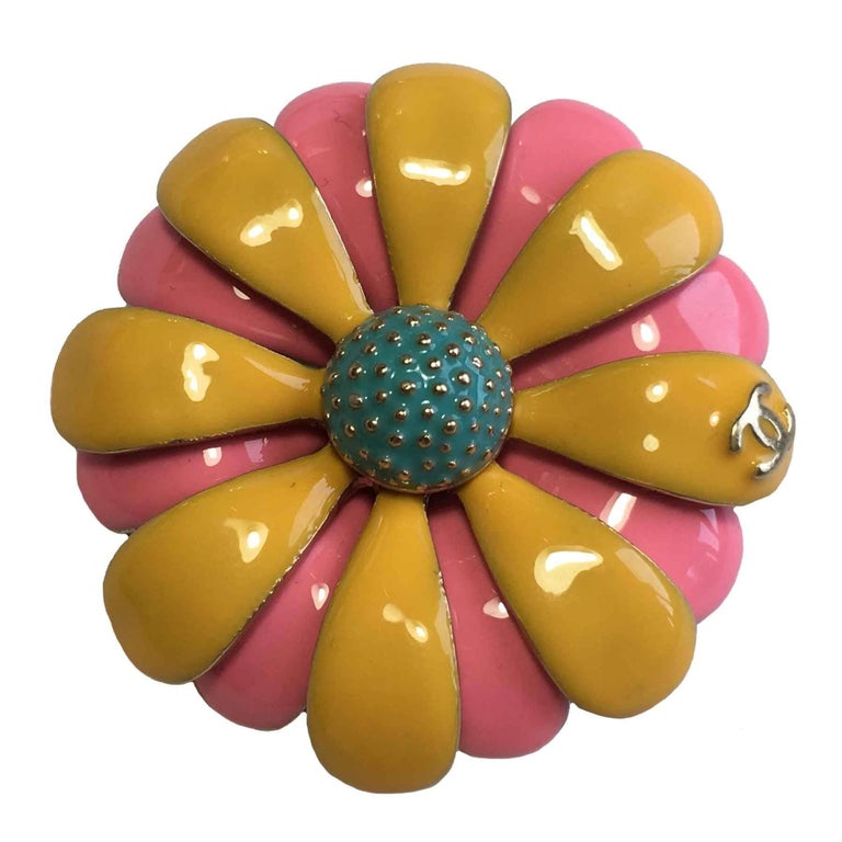 CHANEL Flower Brooch 'Paris Cuba' Cruise Collection at 1stDibs