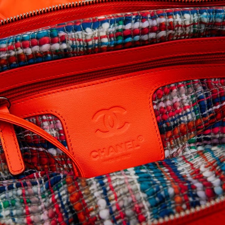 CHANEL 'Cocoon' Bag in Orange Waterproof Material For Sale at 1stDibs ...