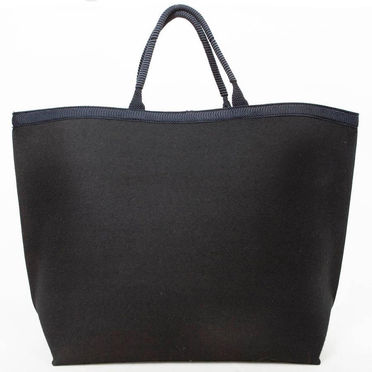 YVES SAINT LAURENT Big Bag in Black Boiled Wool For Sale at 1stdibs