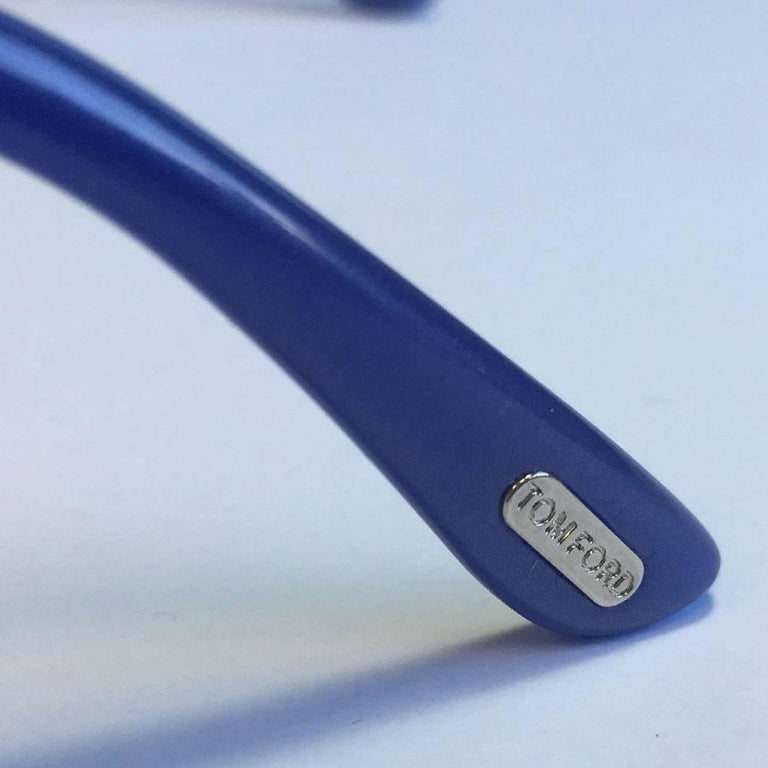 Tom Ford Anastasia Sunglasses In Blue Plastic At 1stdibs Blue Plastic Sunglasses