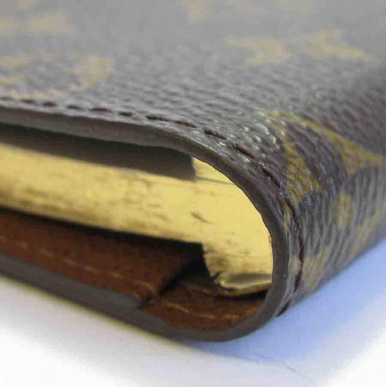 LOUIS VUITTON Notepad Cover in Brown Monogram Canvas at 1stDibs