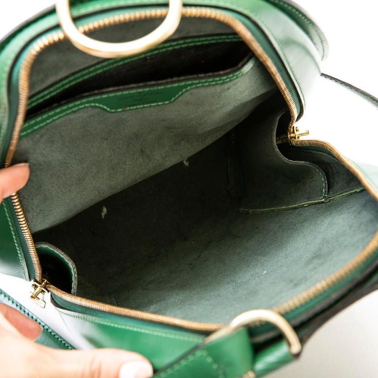 LOUIS VUITTON Backpack in Green Epi Leather at 1stDibs