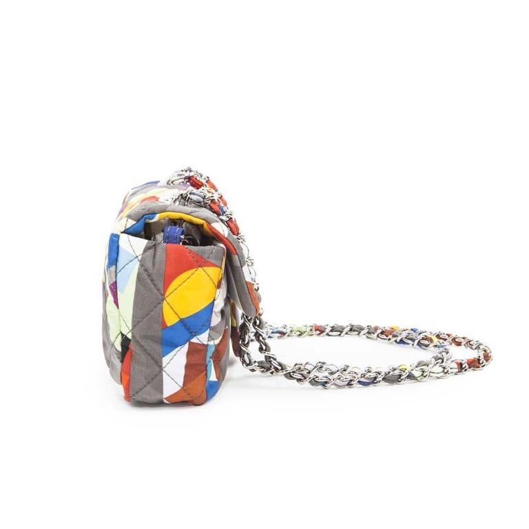 CHANEL Bag in Silk Multicolored Geometric Patterns at 1stDibs | chanel ...