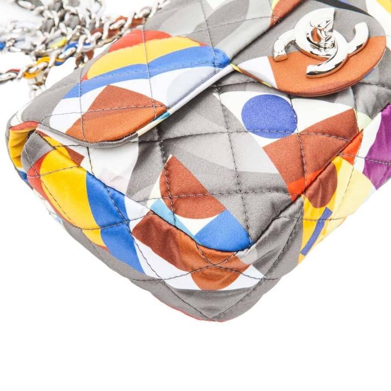 CHANEL Bag in Silk Multicolored Geometric Patterns at 1stDibs | chanel ...