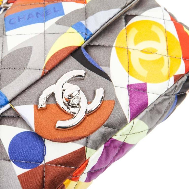 CHANEL Bag in Silk Multicolored Geometric Patterns at 1stDibs | chanel ...