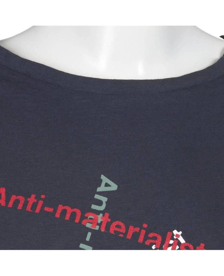 UNDERCOVER Navy Anti-Materialism Oversize Cotton T-Shirt For Sale at ...