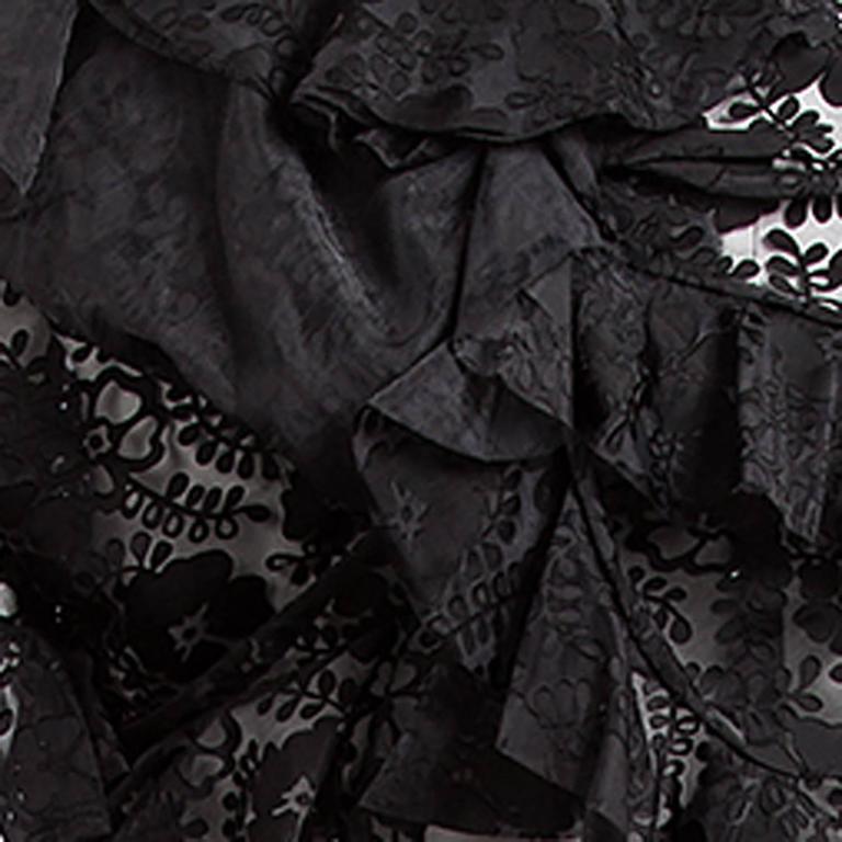 Junya Watanabe Comme des Garçons Sheer Ruffled Lace Gown For Sale at ...