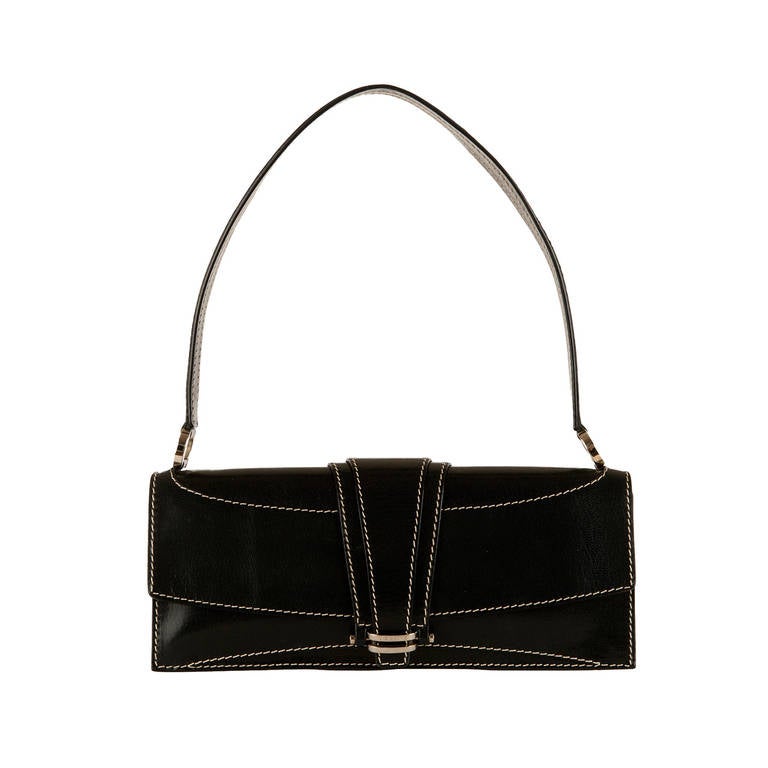 Celine of Paris, A superb Black shoulder handbag at 1stDibs