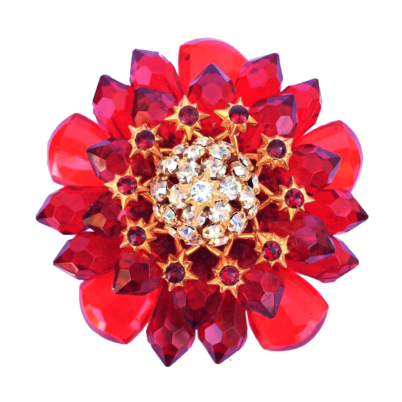 William de Lillo Lucite Brooch 1971 at 1stDibs