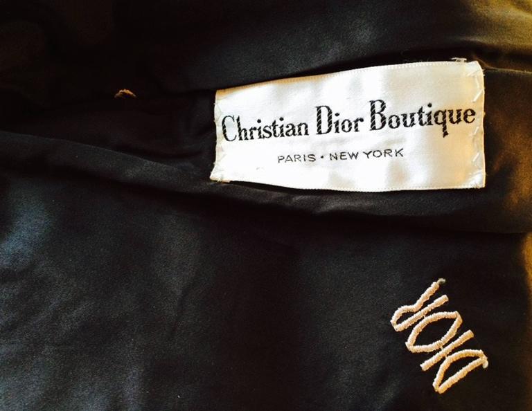 Rare Christian Dior Couture Tiger Stencil Pony Hair Coat 1950s For Sale ...