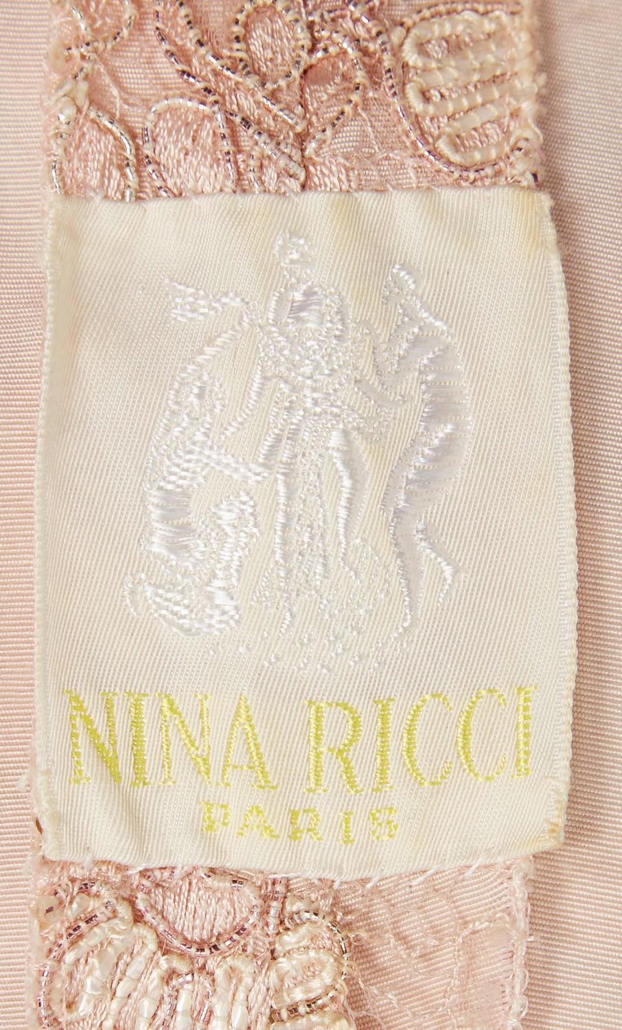 Nina Ricci haute couture pink gown, circa 1994 For Sale at 1stdibs
