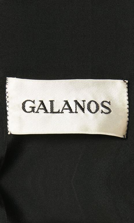 Galanos black dress, circa 1968 For Sale at 1stDibs | galanos fish