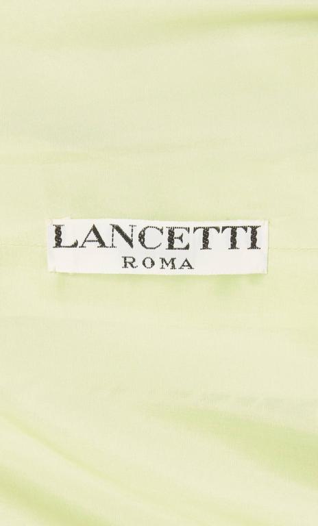 Lancetti haute couture green jumpsuit, circa 1969 For Sale at 1stDibs ...