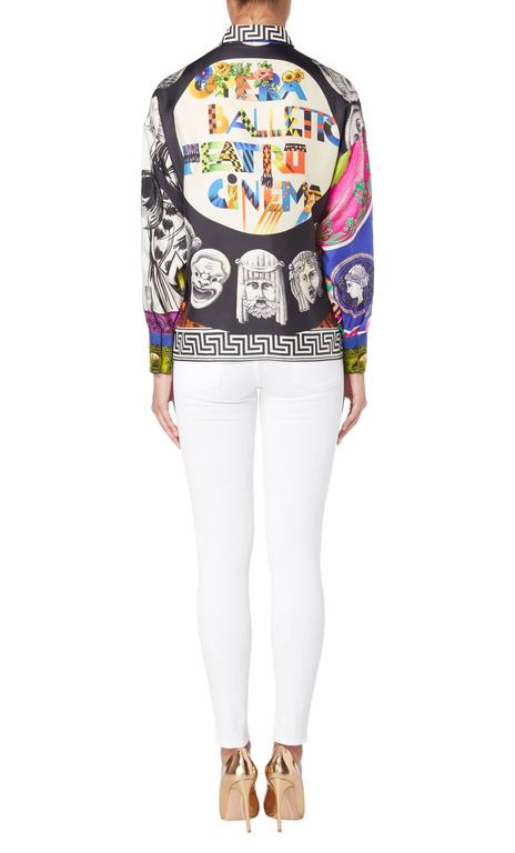 Versace Print shirt, Spring/Summer 1991 at 1stDibs