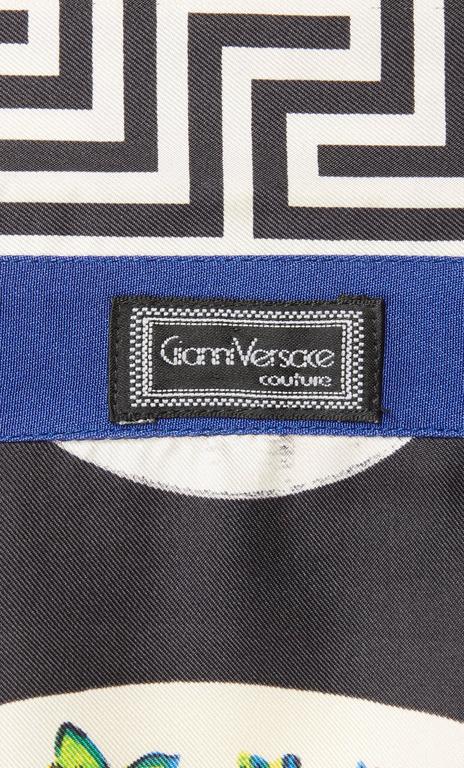 Versace Print shirt, Spring/Summer 1991 at 1stDibs