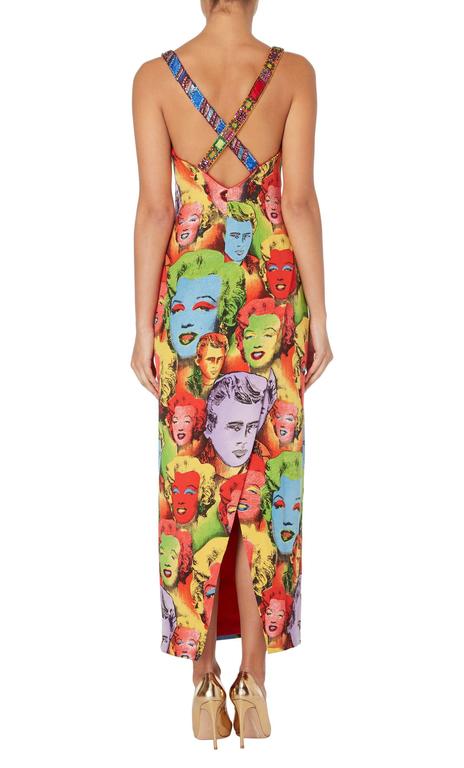 Versace multicoloured print gown, Spring/Summer 1991 at 1stDibs ...