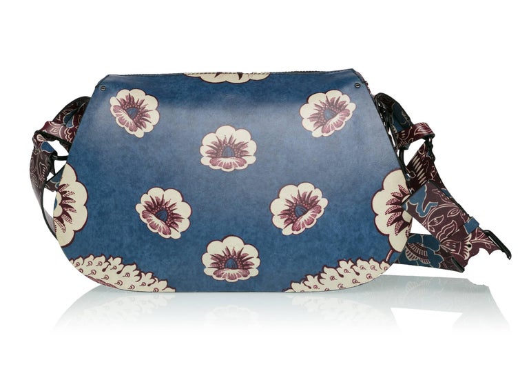 Valentino Spring Runway Mixed Floral Print Leather Shoulder Bag, 2015 ...