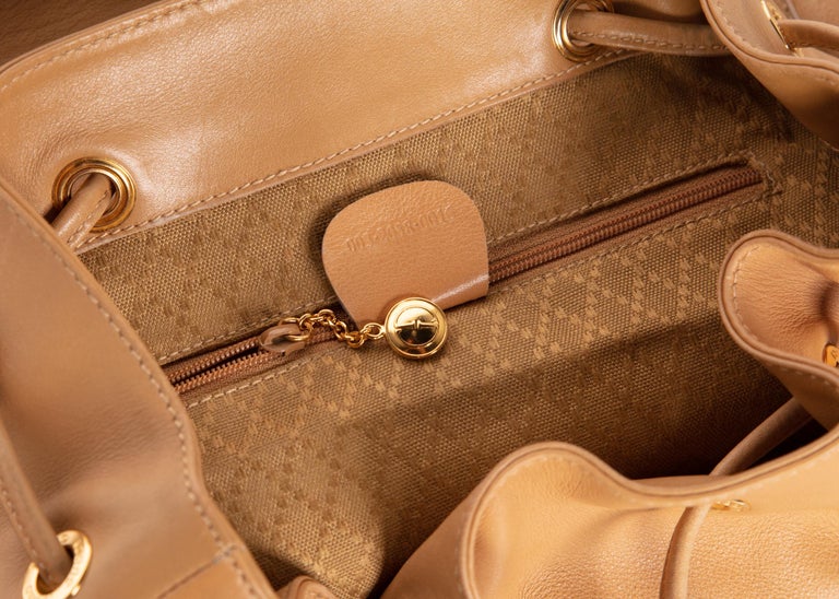 Gucci Vintage Leather and Bamboo Handle Backpack at 1stDibs | gucci ...