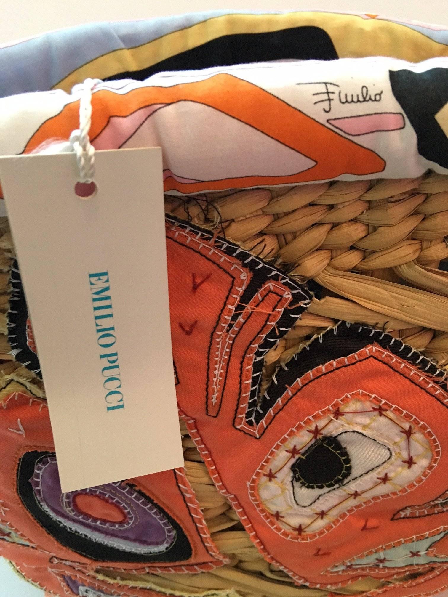 Emilio Pucci Straw Tote Bag at 1stDibs | emilio pucci straw bag, pucci ...