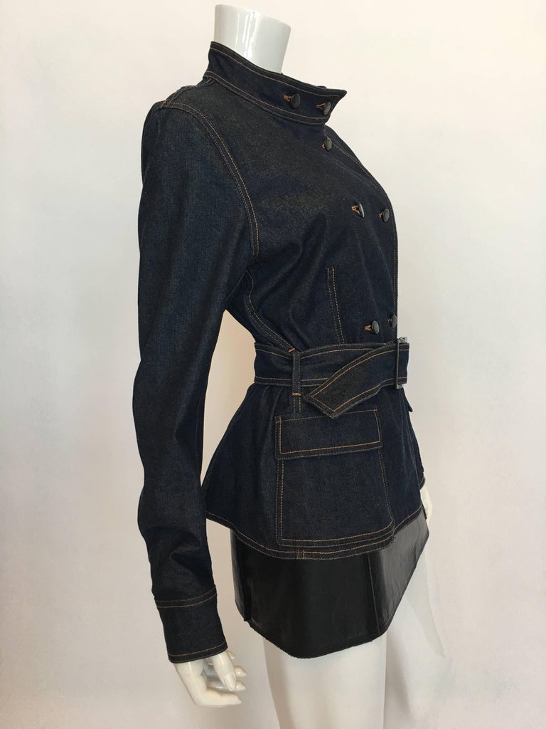 Yves Saint Laurent Denim Jacket, 1990s For Sale at 1stDibs | yves saint ...