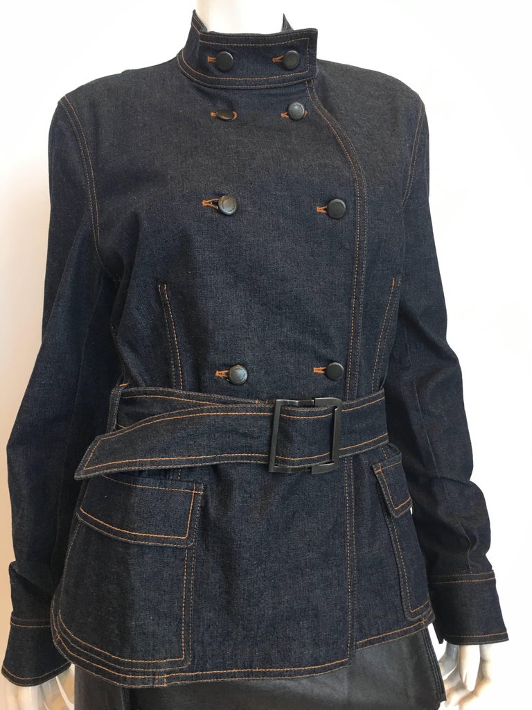 Yves Saint Laurent Denim Jacket, 1990s For Sale at 1stDibs | yves saint ...