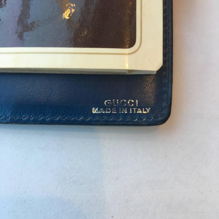 Rare Gucci Alligator Address Book with Blue Interior at 1stDibs | gucci ...