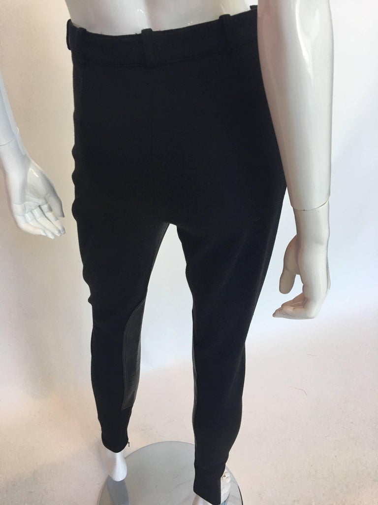 Hermes 1970's Black Wool Riding Pants For Sale at 1stDibs | hermes ...