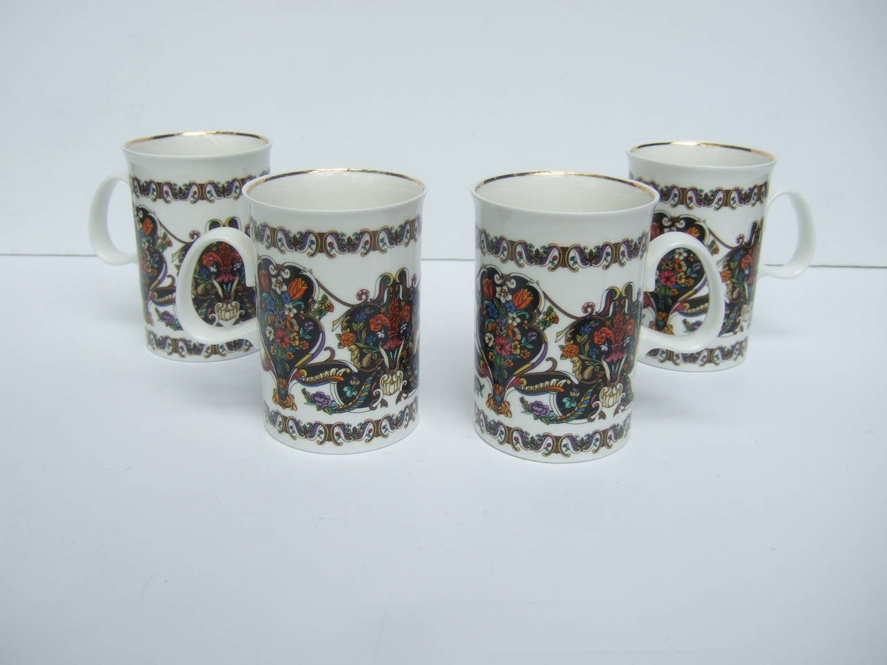 Gucci Set of Four Porcelain Cups Made in England at 1stDibs | gucci mugs