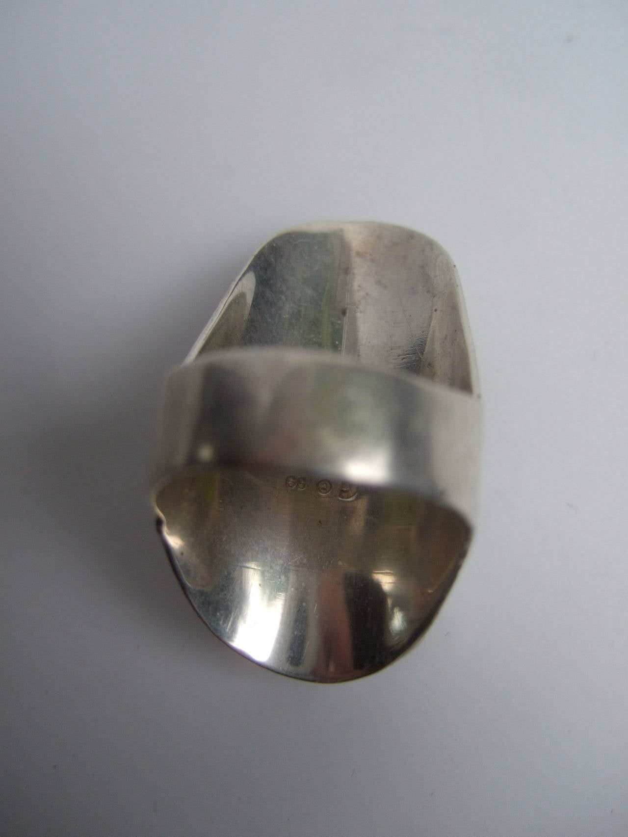 American Indian Sterling Storyteller Ring Size 8 at 1stDibs