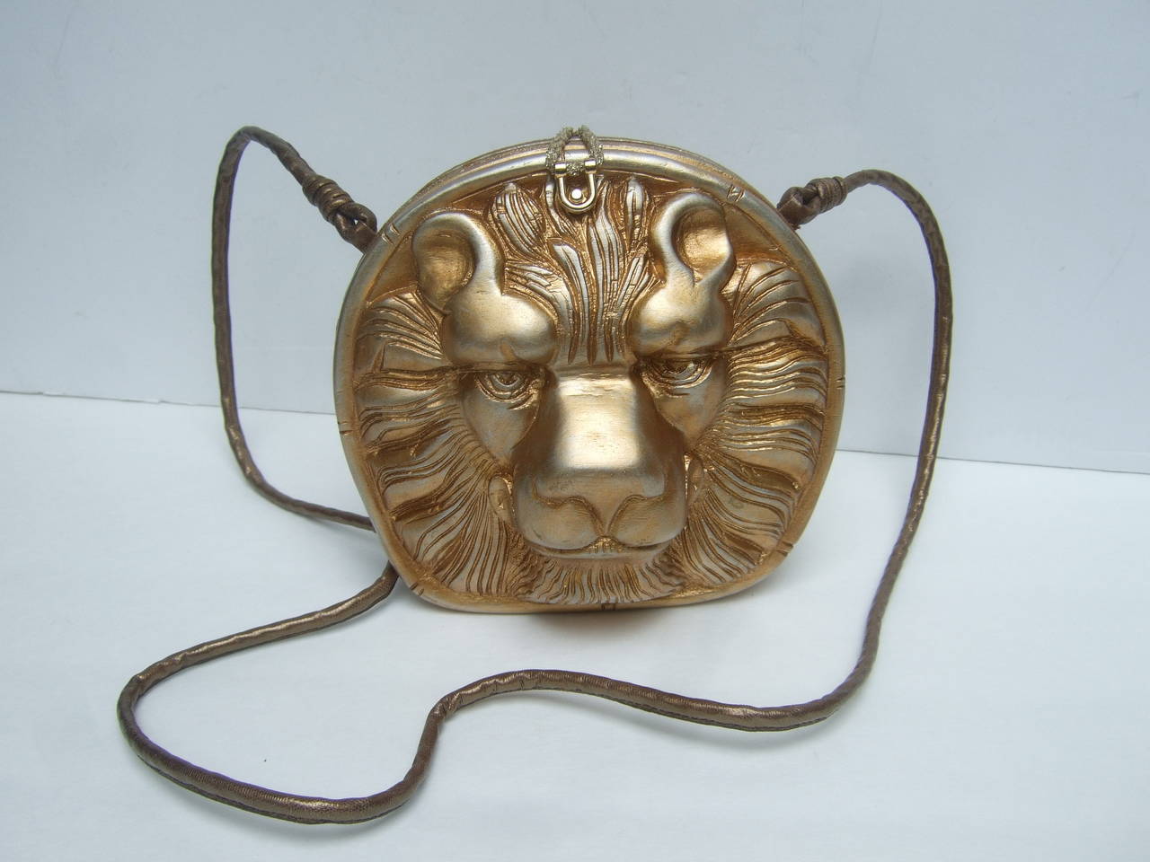 Timmy Woods Beverly Hills Artisan Wood Lion Handbag at 1stDibs | timmy ...