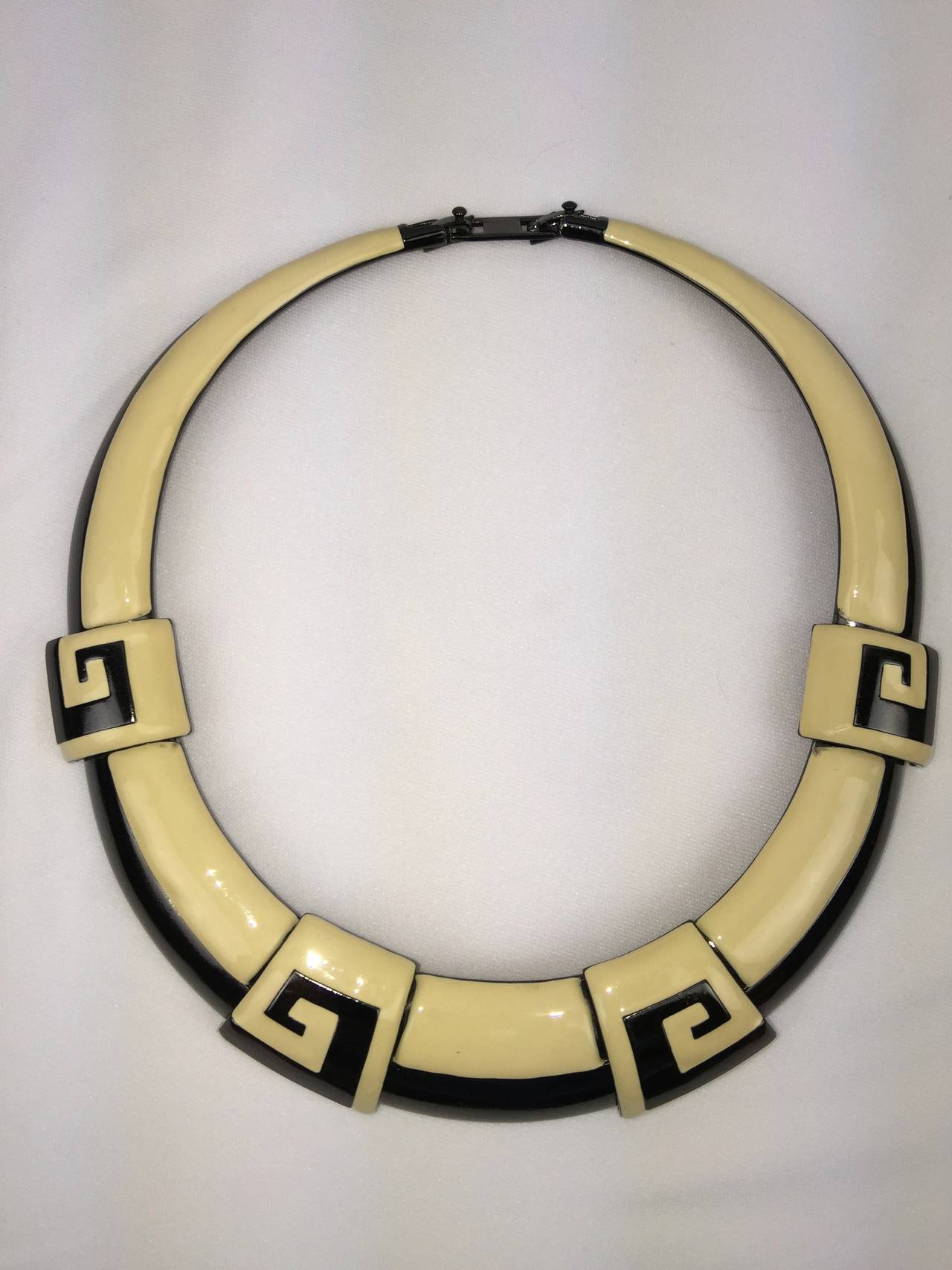 Stunning Modernist Vintage Monet Set. Greek Key Pattern. For Sale at ...