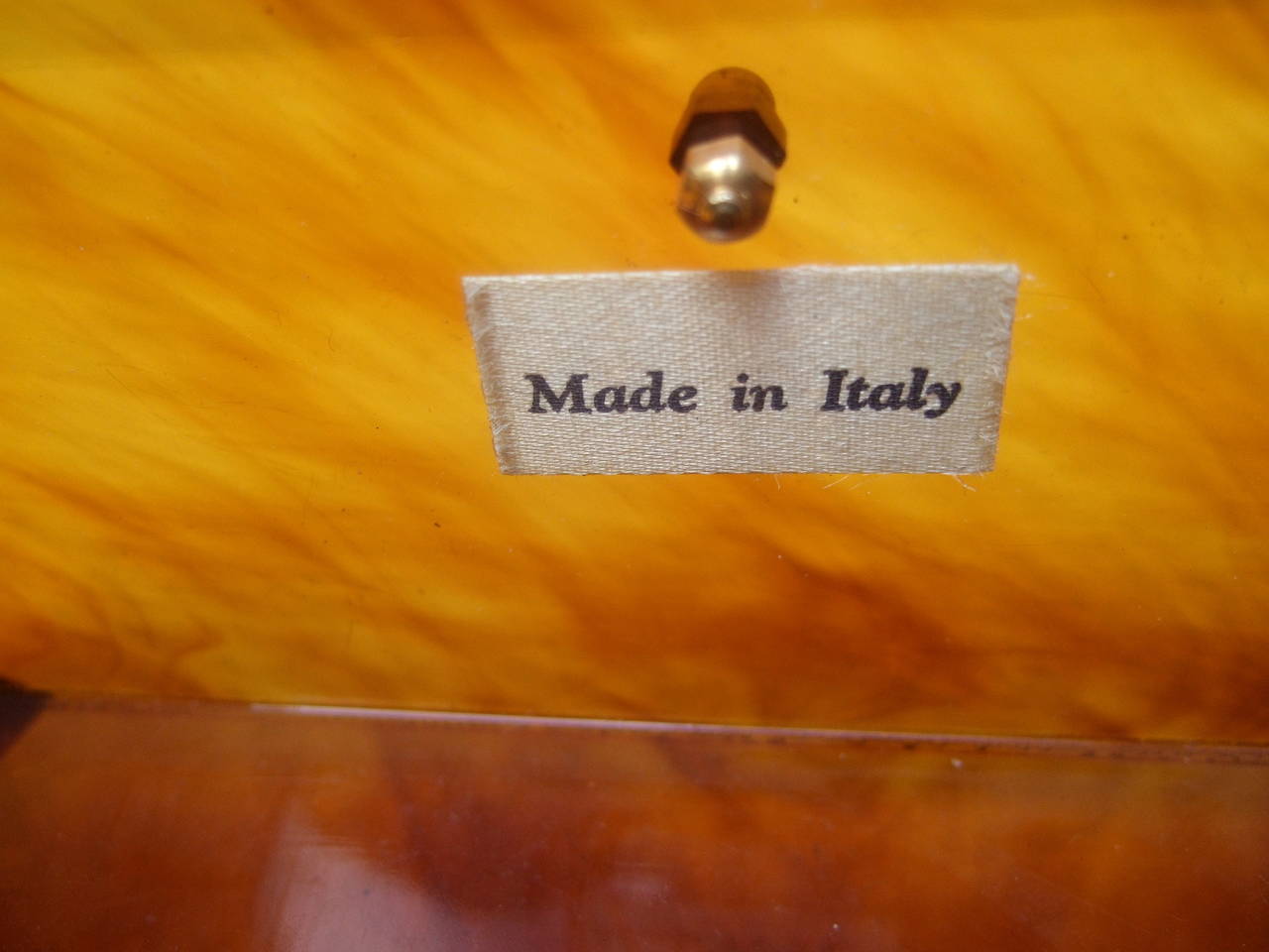 Stylish Lucite Tortoise Shell Handbag Made in Italy For Sale at 1stDibs ...