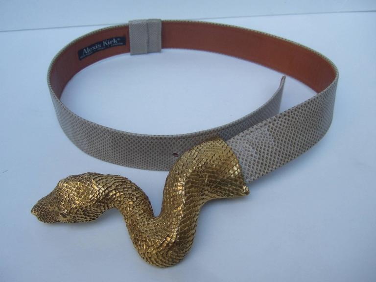 Christopher Ross Exotic Massive Serpent Belt Buckle c 1980 at 1stDibs ...