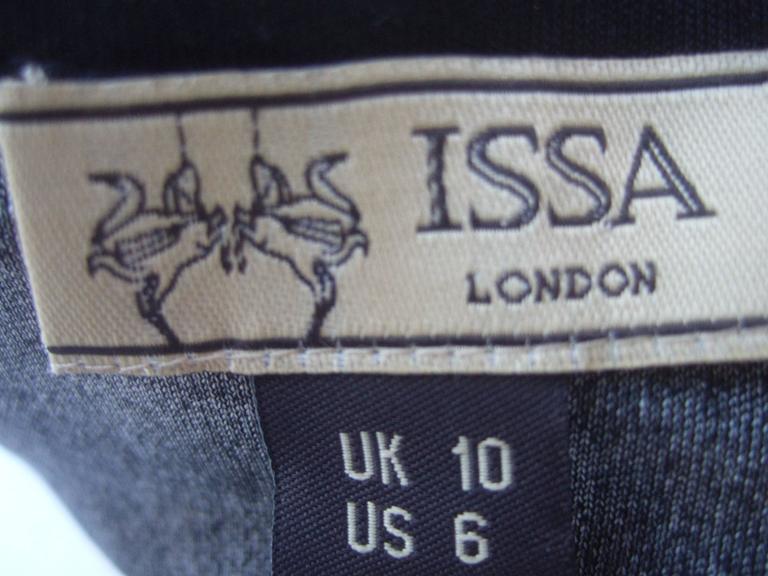 Opt Art Graphic Print Silk Jersey Wrap Dress by Issa London at 1stDibs ...