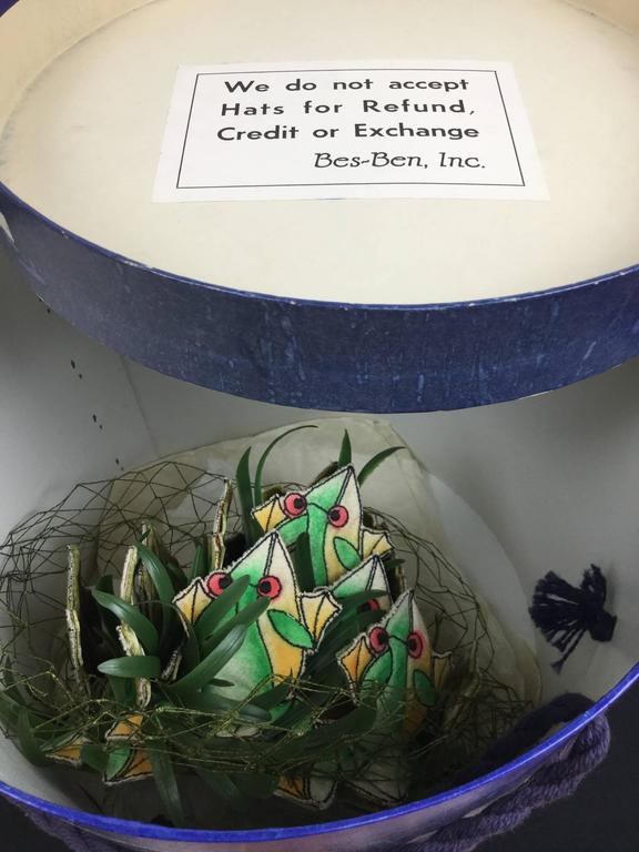 Ascot Worthy Bes Ben Frog Hat. Surreal. 1950's. at 1stDibs | bes ben ...