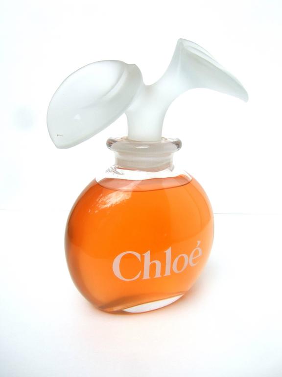Chloe Large Glass Factice Fragrance Display Bottle at 1stDibs