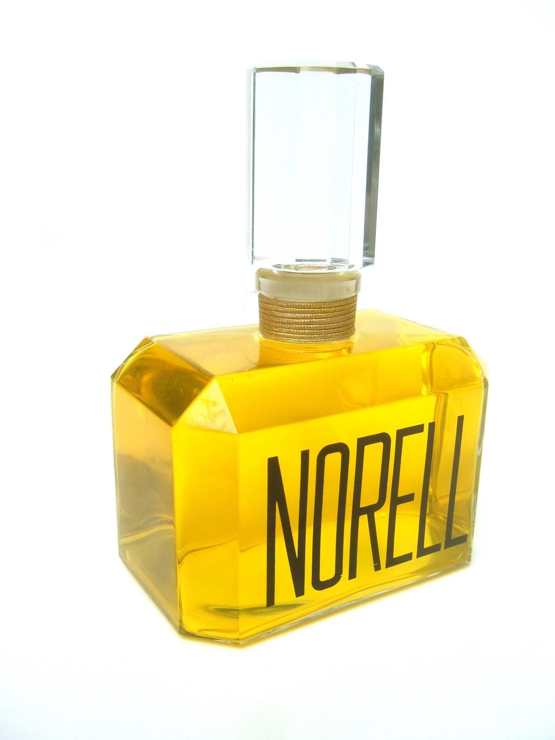 Norell Sleek Large Crystal Factice Fragrance Display Bottle For Sale at ...