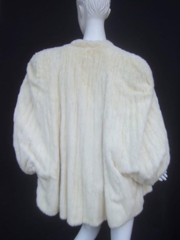 Opulent Plush Ermine Fur Capelet Wrap c 1960 at 1stDibs